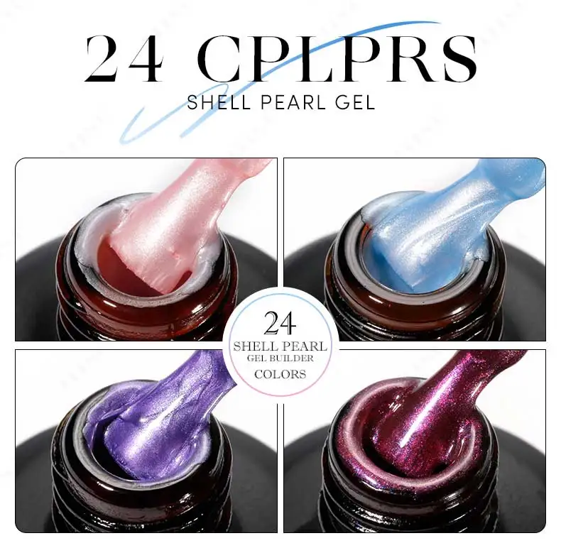 Jting Newest Arrival 24colors Shell Pearl Gel Polish Collection ...