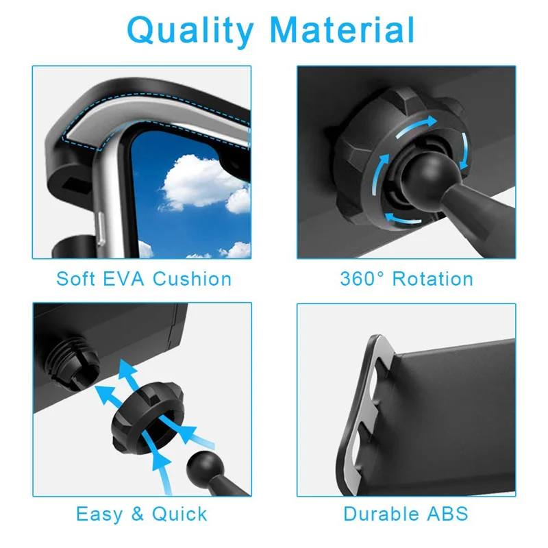 Headrest Car Phone Holder - Secure and Convenient Mount