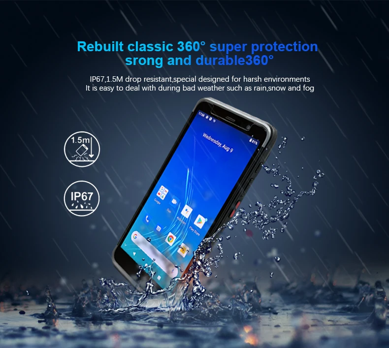 Rakinda 5.72 Inch IP67 RFID NFC LF Reader - Industrial PDA