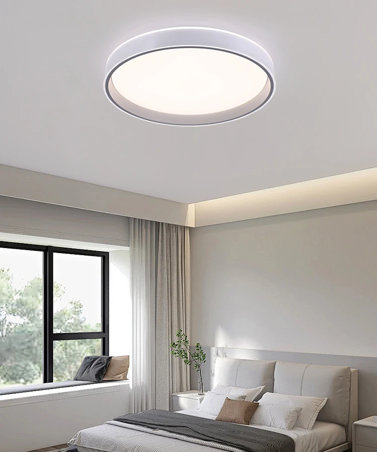 Modern 60w Led Ceiling Lights Bedroom Living Room Round Ceiling Lamps ...