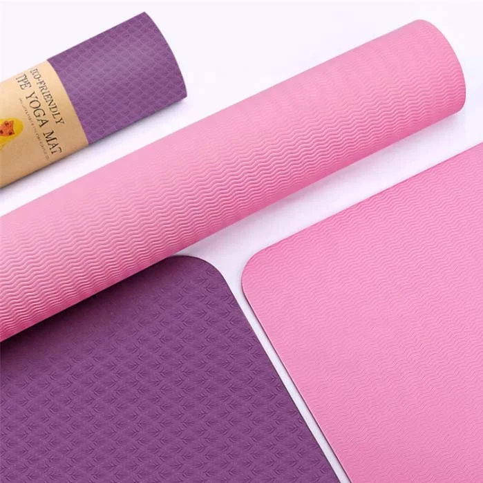 Luxury Workout Exercise TPE Yoga Mat - Eco Friendly Grip