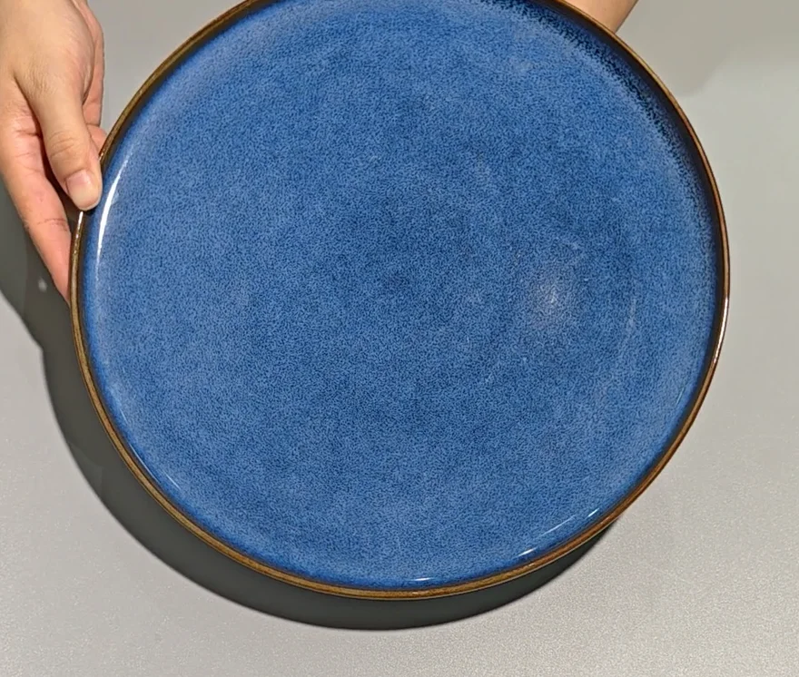 Creative And New Design Of Ns26 Stoneware Reactive Glaze Grail Plates ...