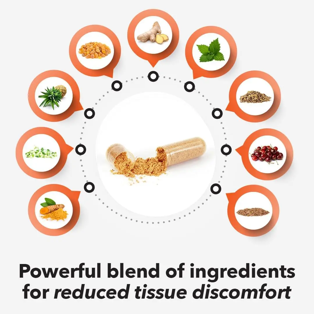 Inflamma-x Inflammation Support Supplement Turmeric Boswellia Bromelain ...