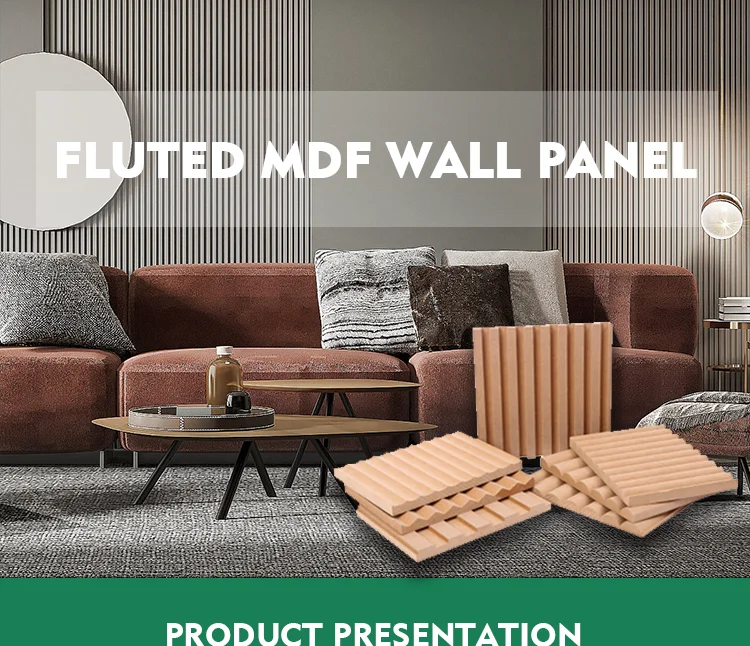 Texture 3D Wood Wave MDF - Luxurious Fluted Wall Panels
