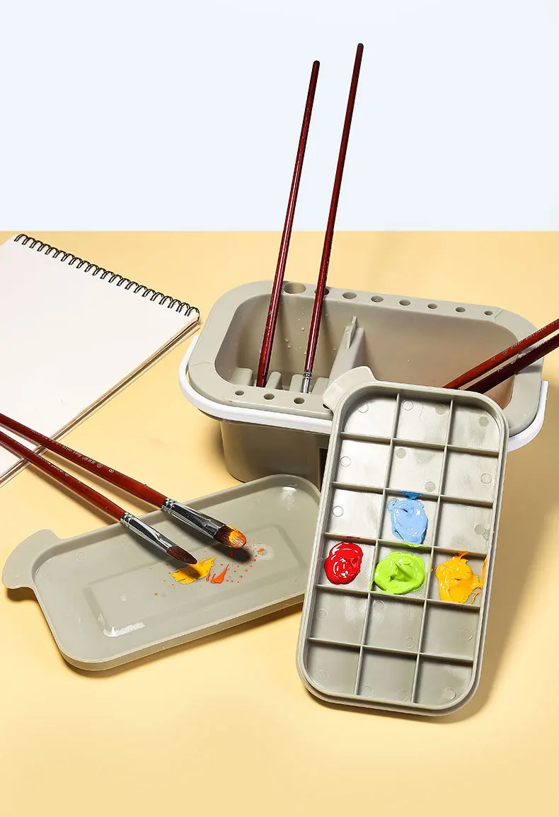 Acrylic Watercolor Oil Painting Paint Brush Cleaner Kit Multifunction ...