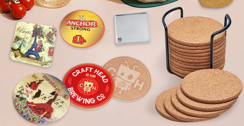 Luxury Custom Design Beer Mat Coaster Paper Board Souvenir Costers Beer ...