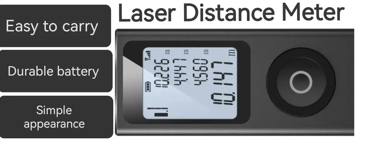 Lango Laser Tape Measure Laser Distance Meter Display On Lcd Screen ...