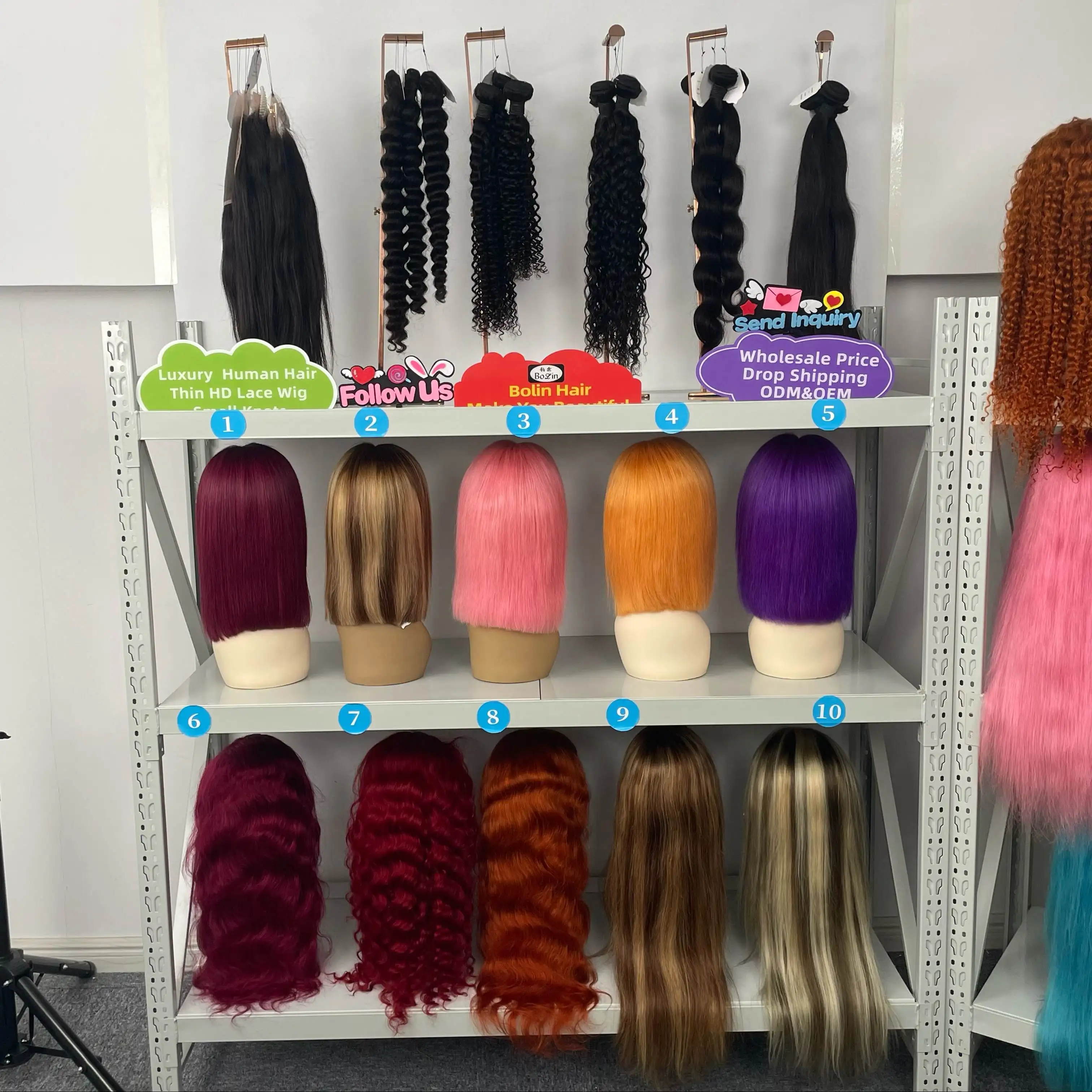 Qingdao Bolin Hair Summer Wigs Sale Product Show Stream 2023 - Alibaba.com
