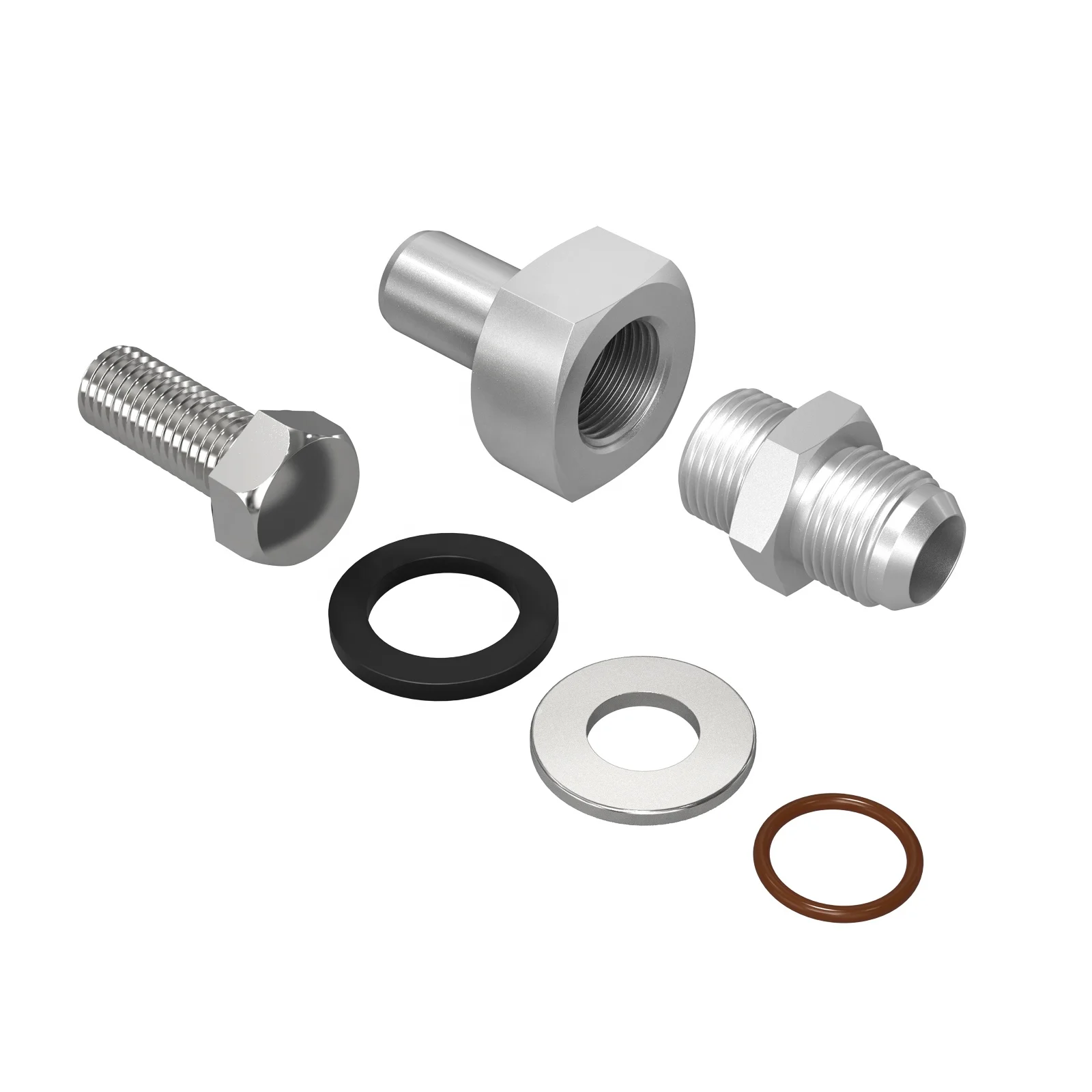 Bevinsee Aluminum Anodization Fuel Tank Return Line Bung Kit For ...