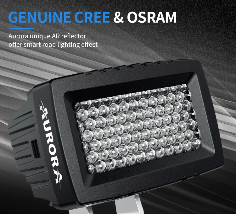 Aurora LED Waterproof IP68 & IP69K Car Work Light for Offroad