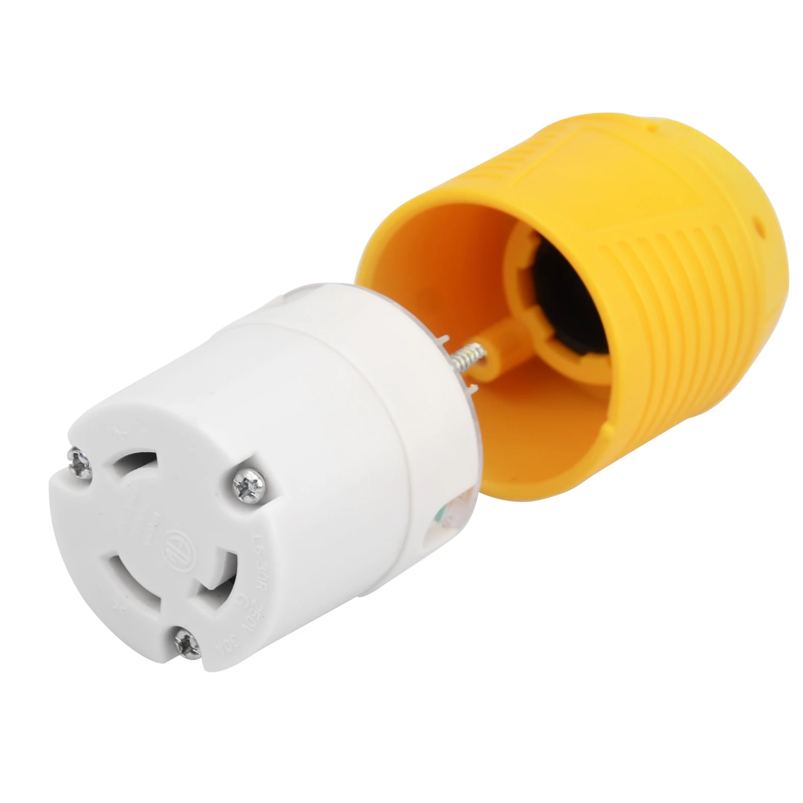 Electrical Cable Grounding Locking Connector Nema L6-30r Socket With ...
