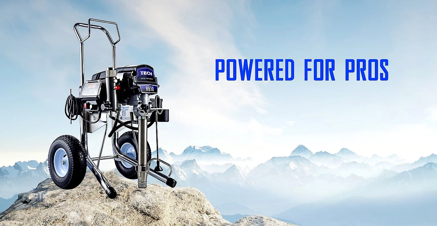 R650 Airless Paint Sprayer Machine Mark V 6l/min Putty Airless Sprayer ...