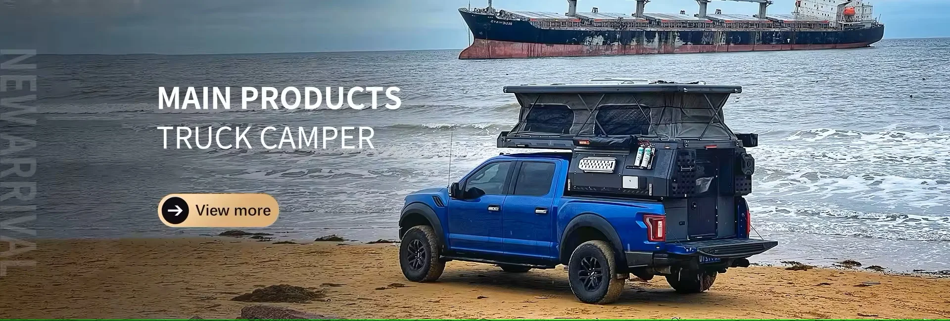 Hiatus Camper - Compact Hard Sided Pickup Truck Camper Shell