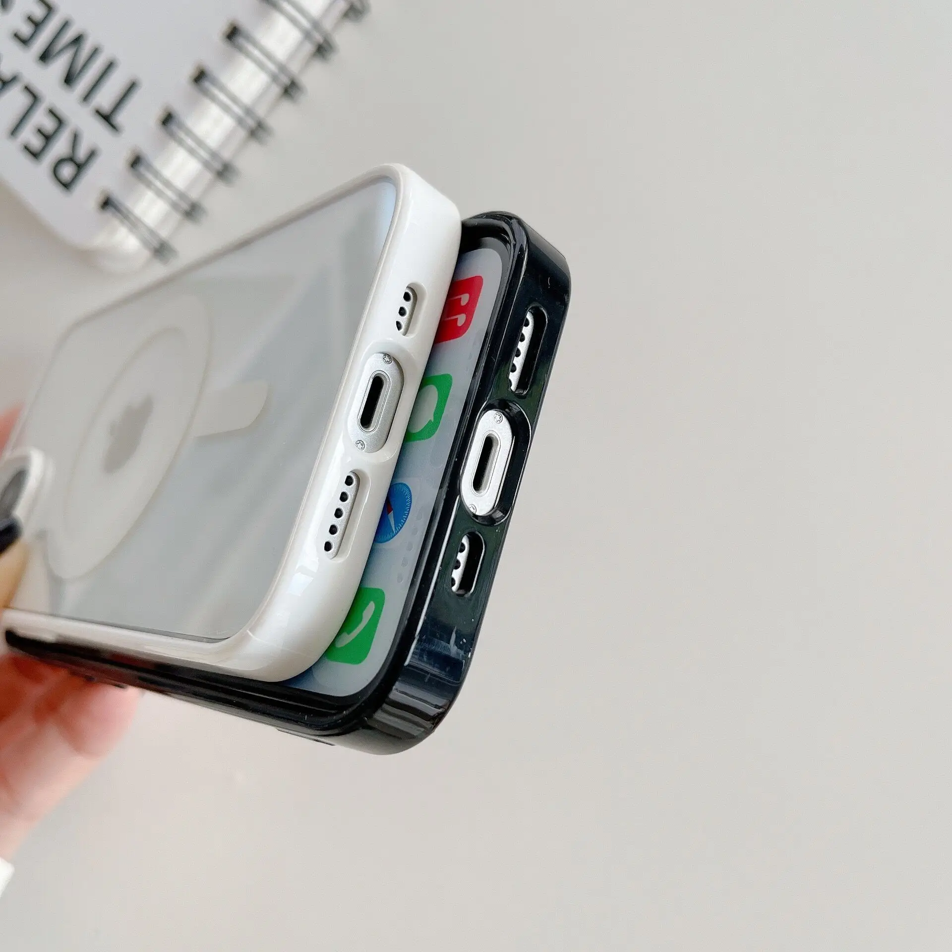 New Arrival Mobile Phone Clear Mag-safe Magnet Clear Cell Phone Case ...