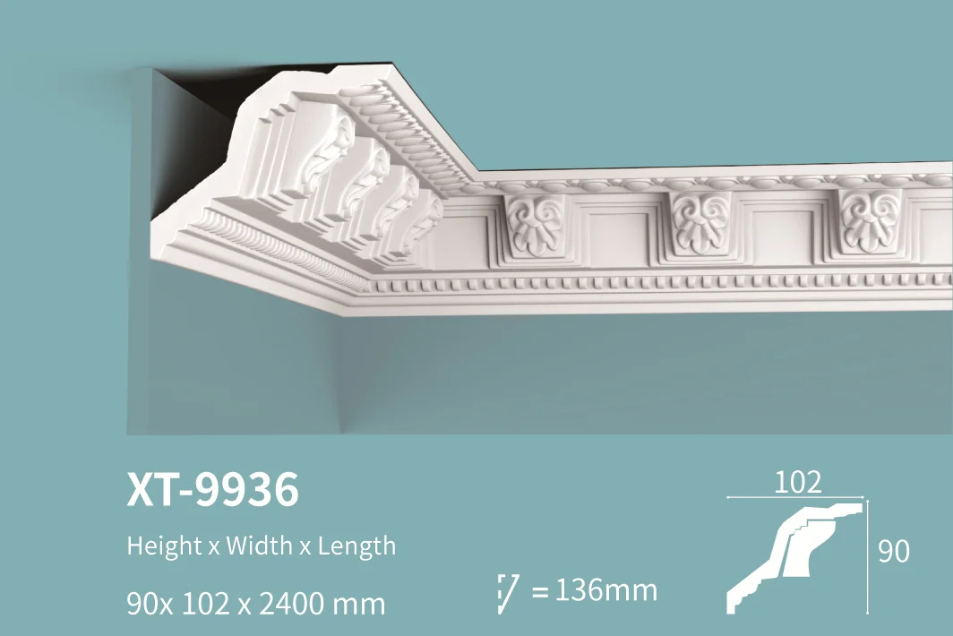 XT-9936 Decorative Strips - High Quality PU LED Cornice Mold