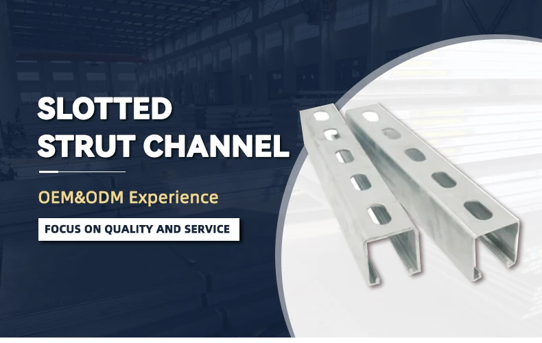 Top Quality New Designed C Profile Slotted Support Strut Channel - Buy ...