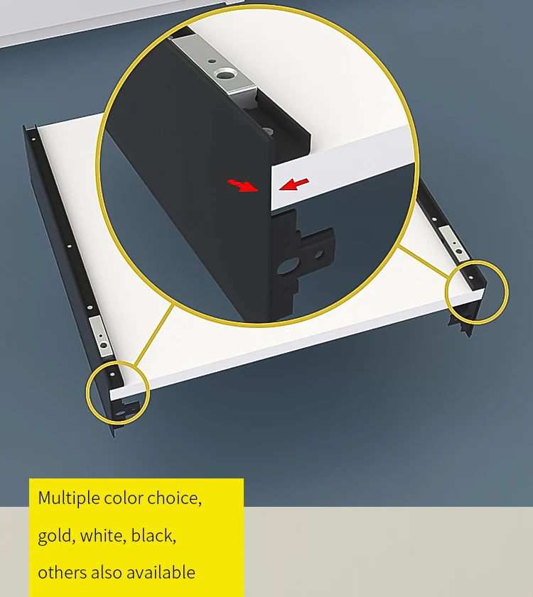 TEMAX Metal Metal Box Drawer Slide Soft Close Runner Kitchen Sliding ...