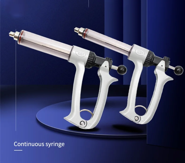 25ml & 50ml Veterinary Semi-Automatic Syringe for Precise Injection
