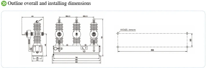 ZW43-12(G)/M630-20 Outdoor High Voltage Permanent Magnet Vacuum Circuit ...