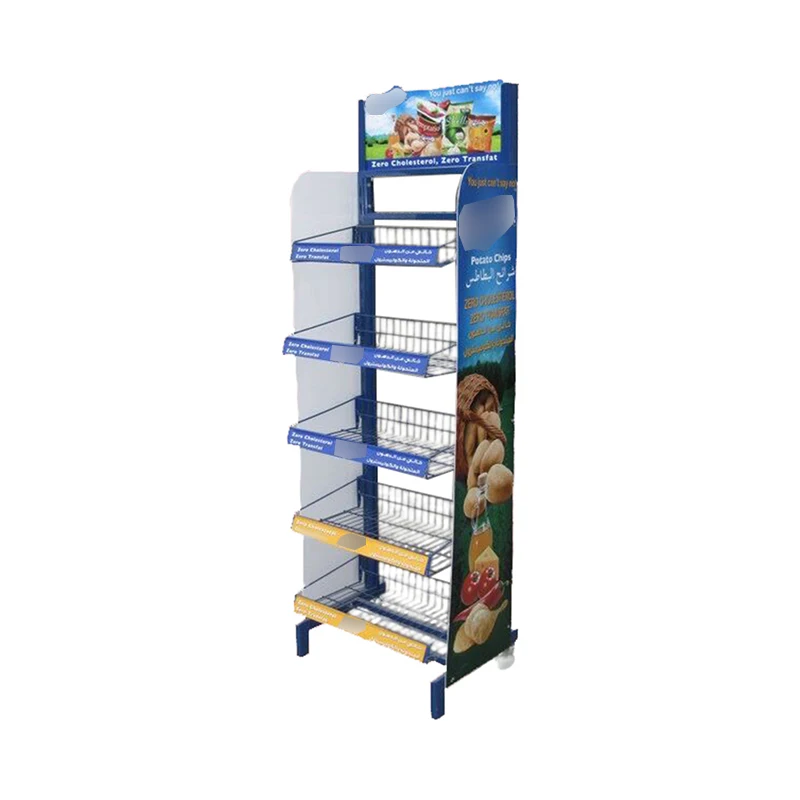 5 Layers French Fries Display Stand - Customized & Modern