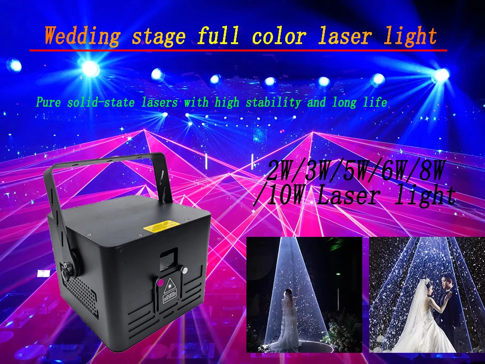 Romantic Wedding Laser Light Dreamy Scene Love Story 3W-10W