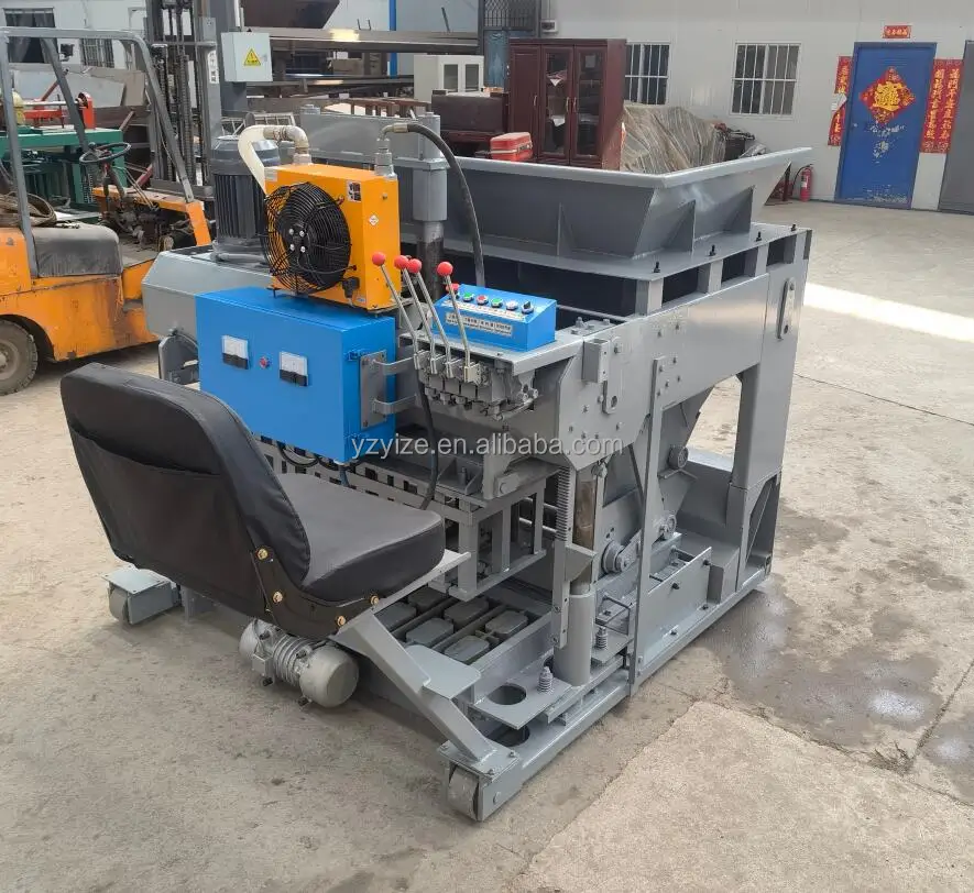 Mini Auto Mud Brick Cement Machine - Efficient & Durable