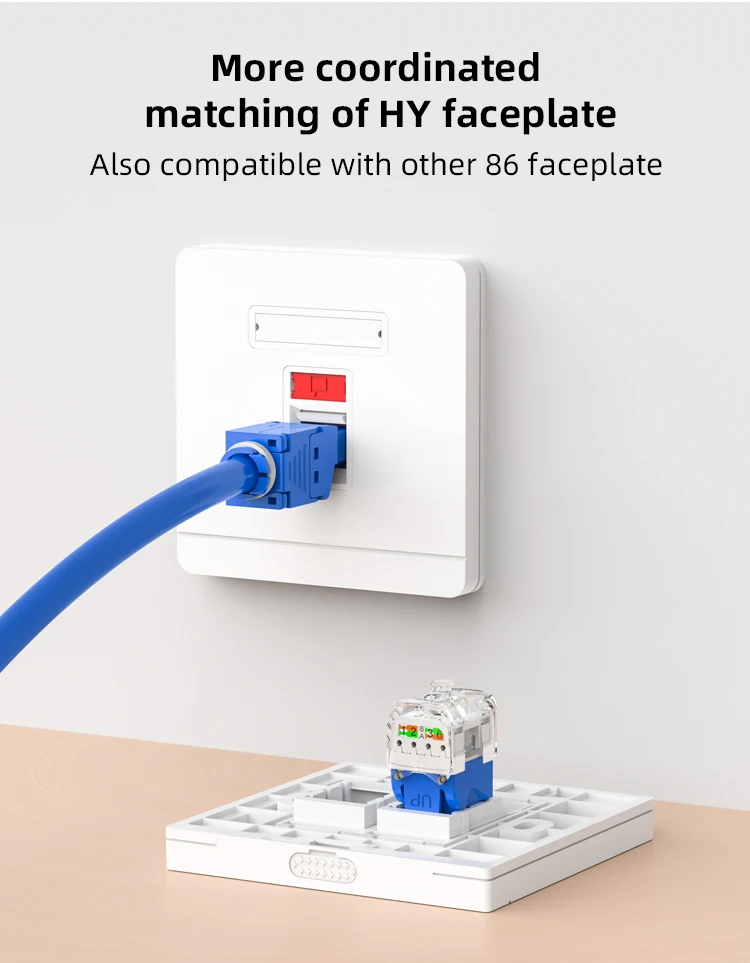 Wholesale 180 Cat3 Degree Oem Quick Toolfree 45 Degre Keyston Modul Cat 7 Rj45 Male Toolfree ...