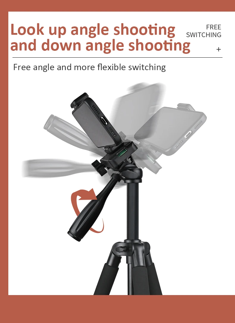 360 Degree Adjustable Portable Video Recording Camera Tripod Stand ...