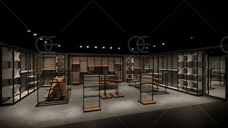 Shop Our Modern Interior Design for Fashion Clothes Display