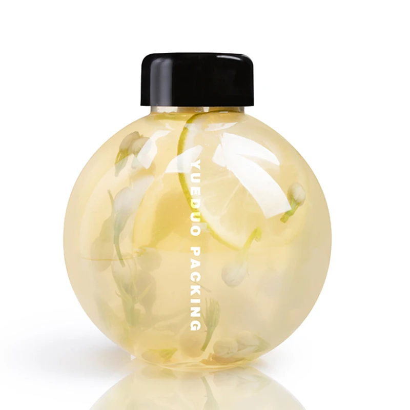 Spherical Fat Cup Disposable Bottle Pet Transparent Disposable Fresh ...