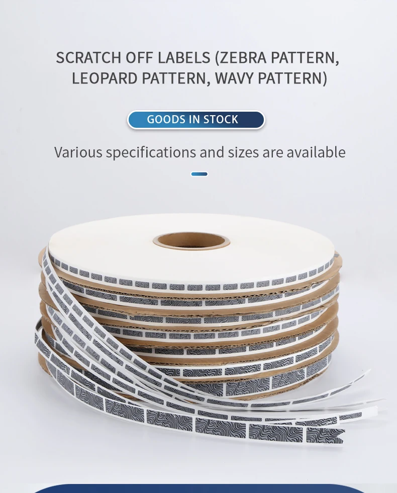 Scratch Off Label Sticker Roll Scratch Off Security Sticker Label 25mm ...