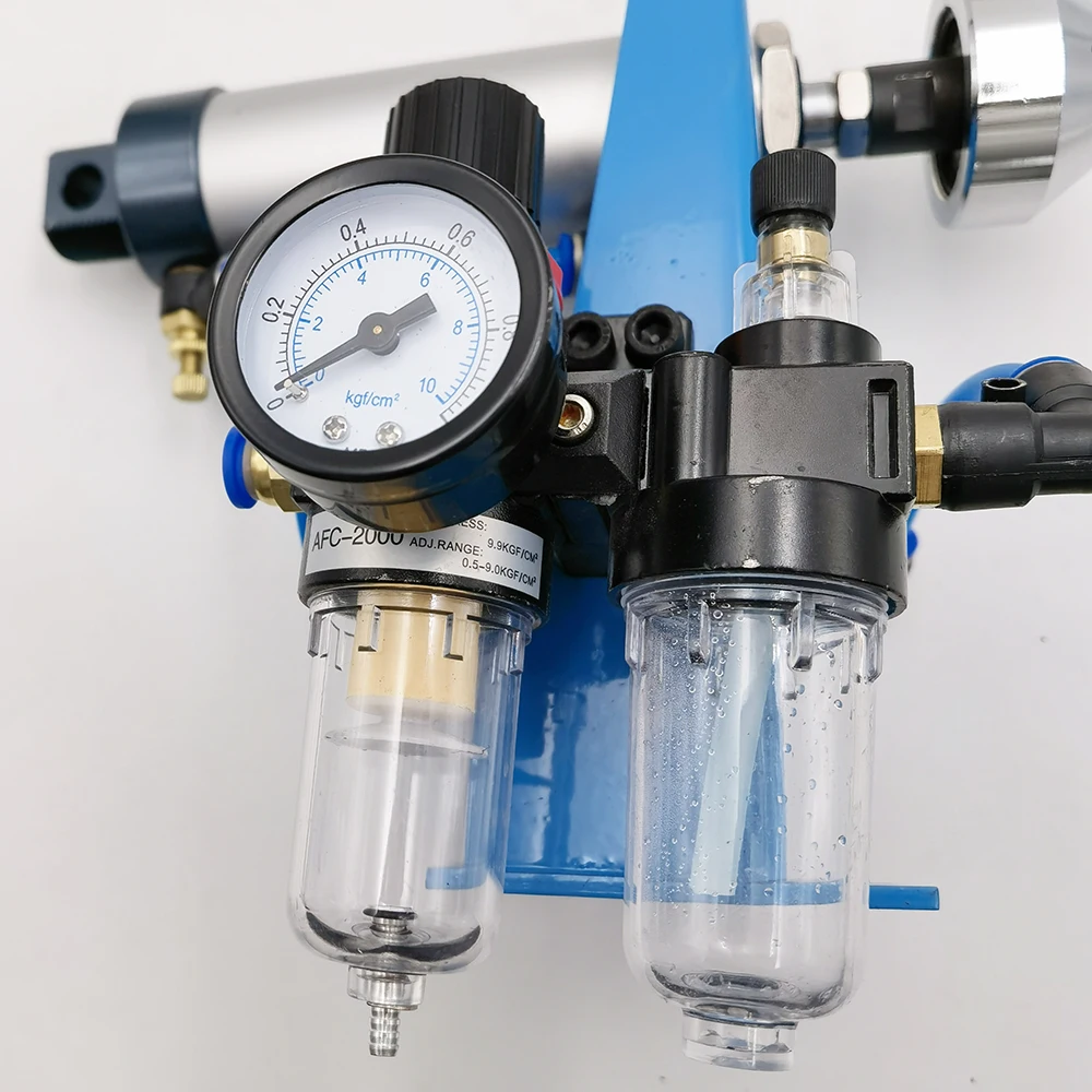 Pneumatic Tailstock Rotate Air Power Tip Assemble Jacking Device ...