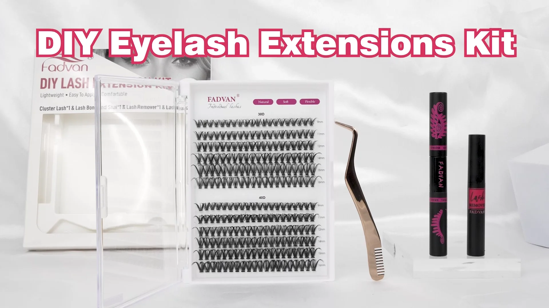 New Design Diy Lash Kit Segment Eyelash 20d 30d 40d Individual Cluster ...