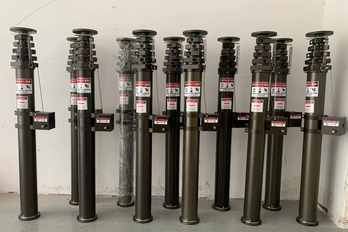 Aluminum Alloy Heavy Duty Hand Crank up Telescopic Masts