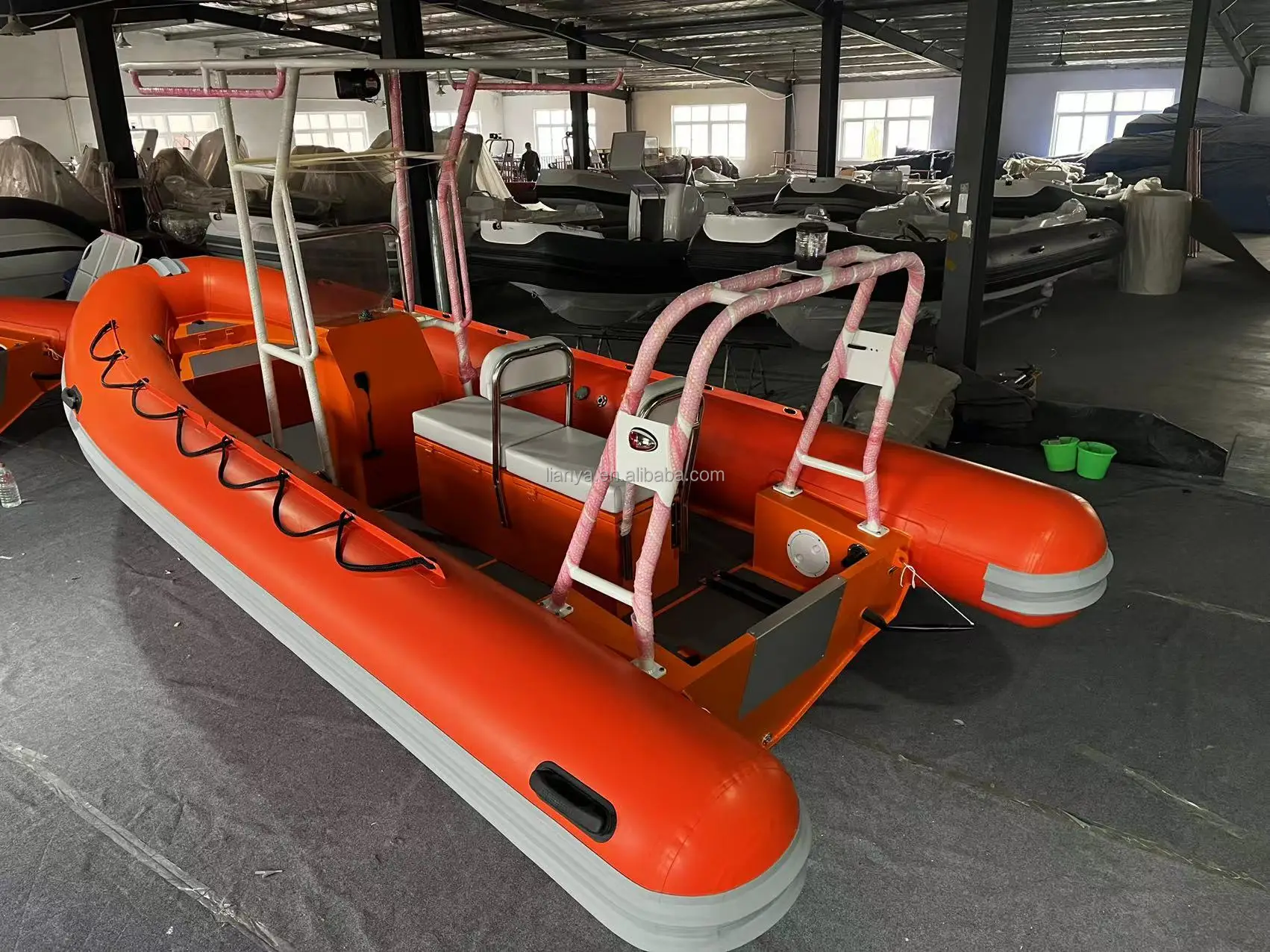 Liya Rib 580 Aluminum Hull Ribs Double Seat Aluminum Inflatable Boats ...