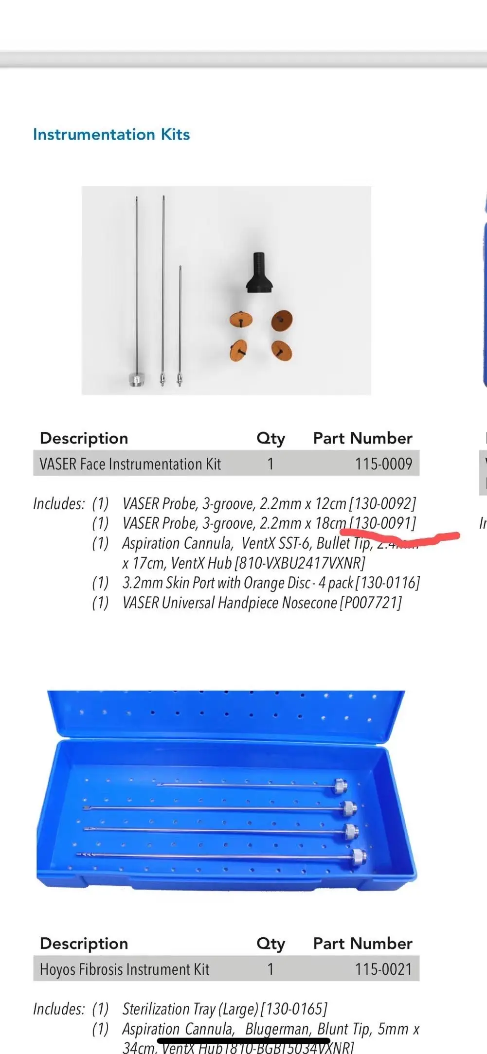 Vaser Liposuction Probe - Advanced Liposculpture Tool