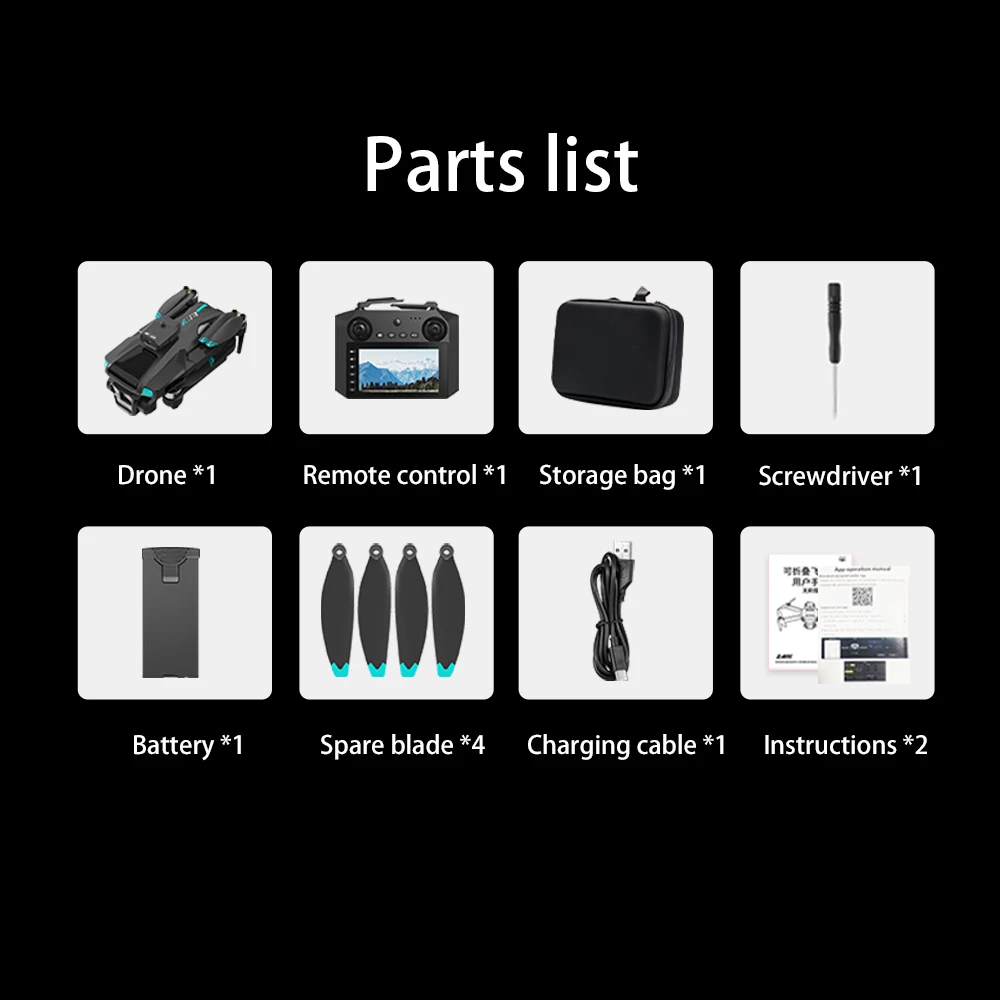 M22 Portable RC Drone - 4K UHD, Foldable, and Obstacle Avoidance