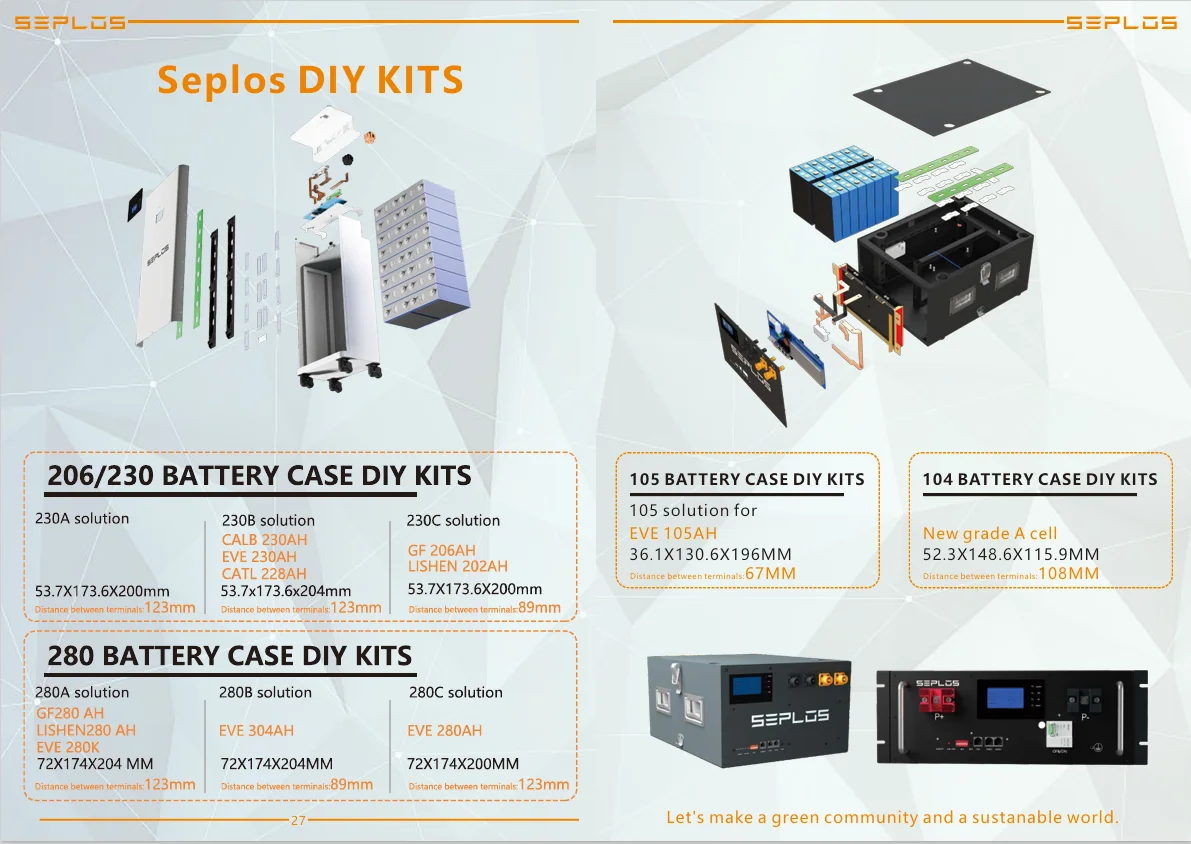 Seplos 48V 200A Battery Box - DIY EV LFP Kit with BMS