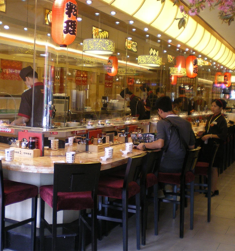 Hangdi Rotating Sushi Conveyor Table Restaurant - Buy Flexible Roller ...