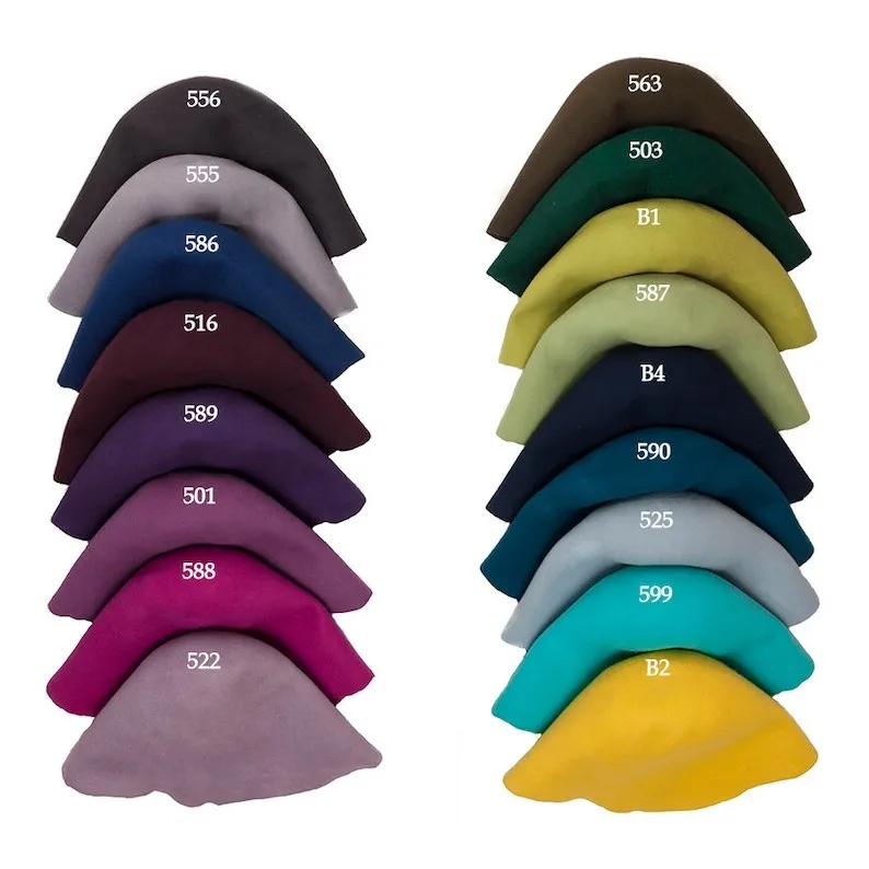 Custom 100% Australian Wool Felt Hat Bodies for Millinery