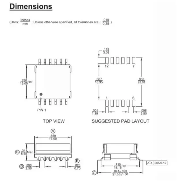 High Frequency Flyback Step Down Transformer Efd20 Poe600f-50l 220v To 12v Small Smd Power ...