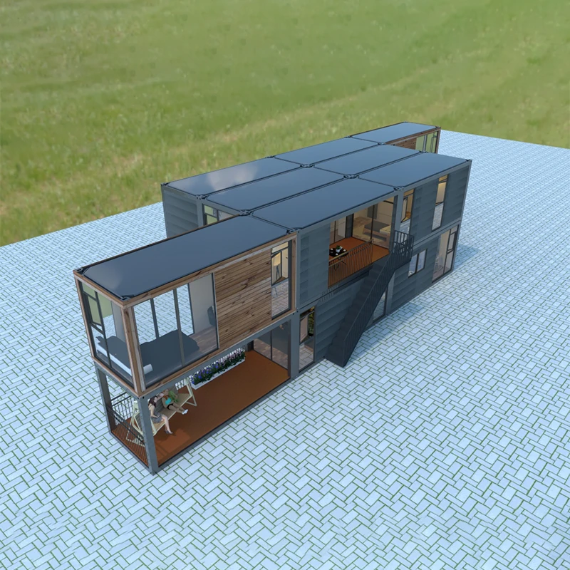 Ready Prefab Bolt Container House 3 Bedroom Villas
