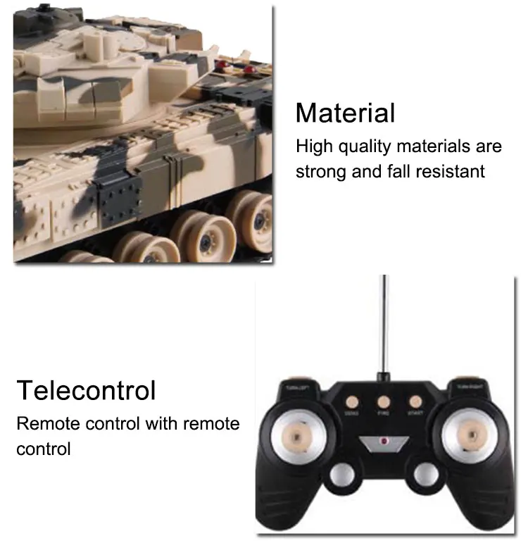 1/32 RC Battle Tank Set of 2 - Remote Control Fun for Kids