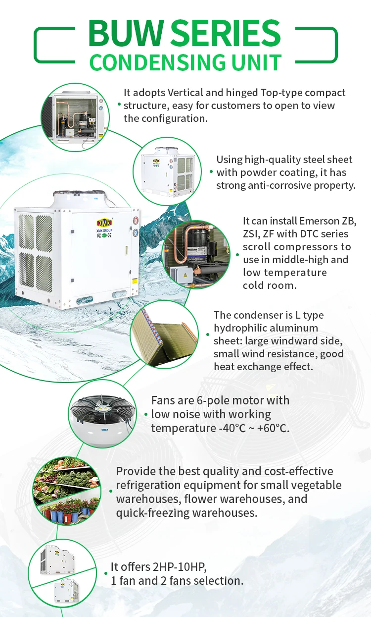 Xmk Walk In Freezer Cold Room Frozen Meat Seafood Beef Chicken Quick Freeze Unit Cold Room ...