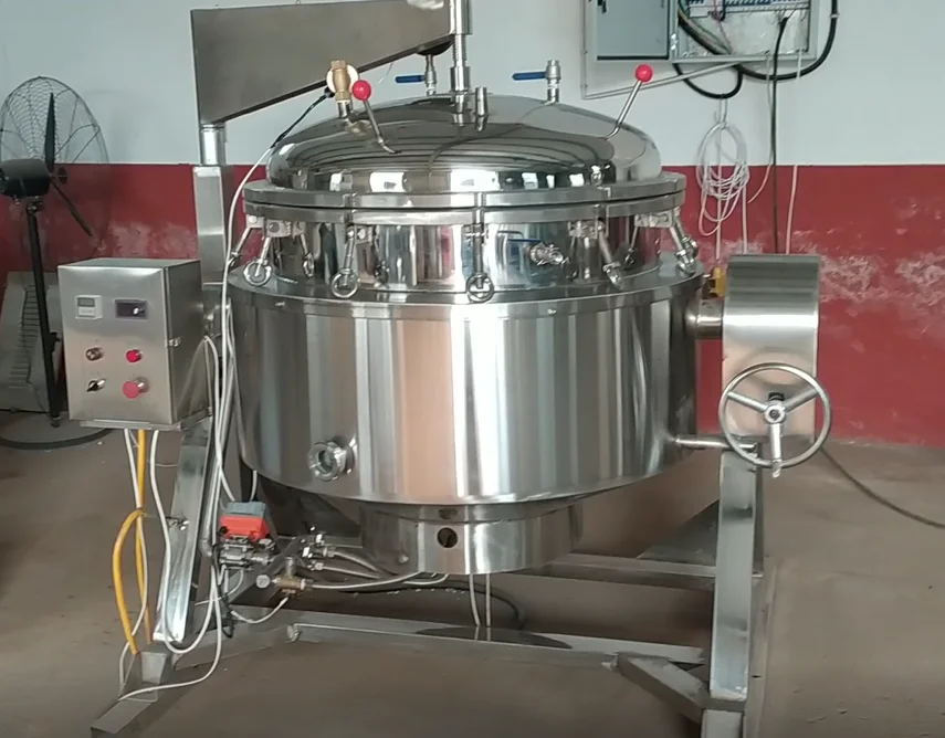 Commercial Big Capacity Electric Gas Heating Industrial Pressure Cooker ...
