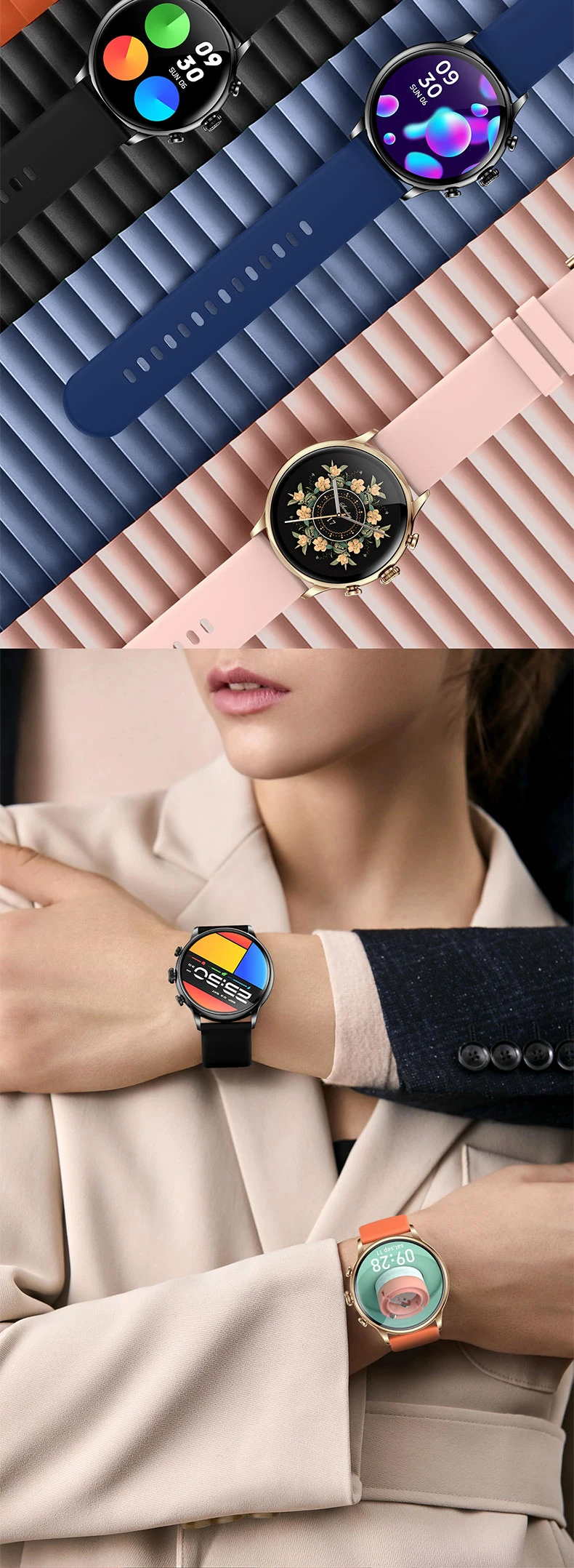 H26 Smart Watch - Dafit 1.43 Inch HD Screen Fitness Bracelet