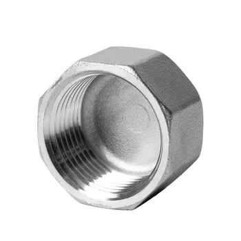Stainless Steel Pipe Fitting 304/316 Screwed Hex Cap,Npt/bsp Threaded ...