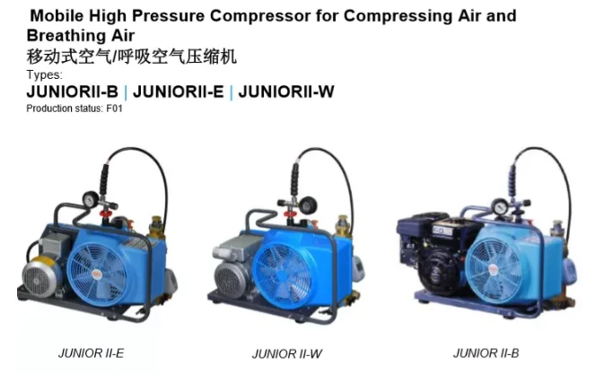 300 Bar Breathing Air Compressor - Efficient SCBA Refilling