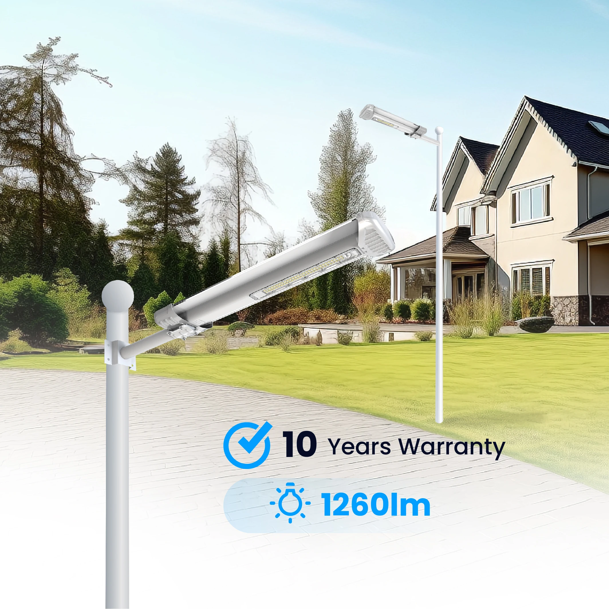 Blue Carbon Solar Street Light All-in One Flood Light Integrated Solar ...