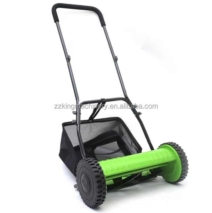 2 Wheels Hand Push Lawn Reel Mower / Motorless Manual Held Mower - Buy ...